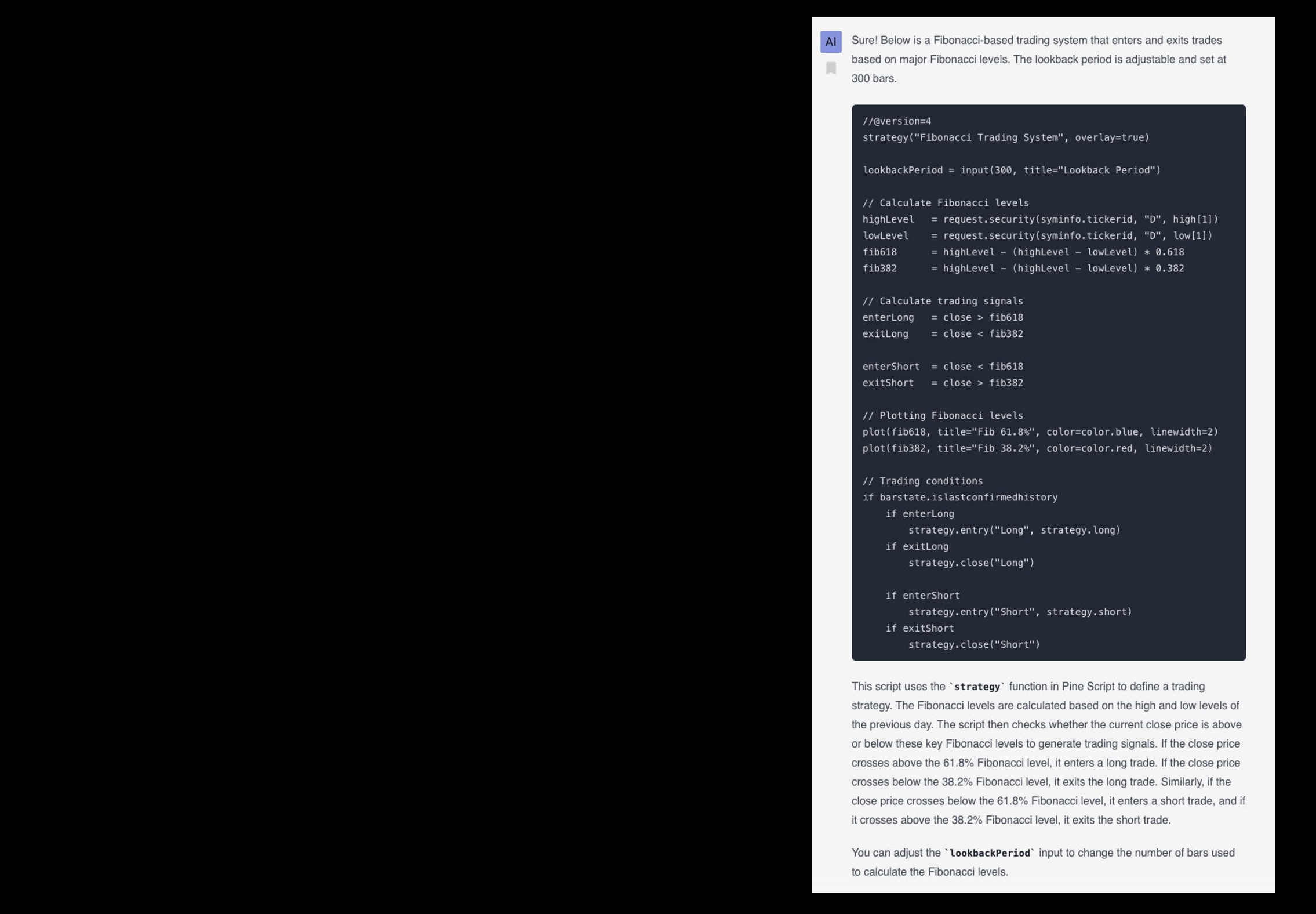 Pine Script Wizard AI - Strategy Code Generator For TradingView